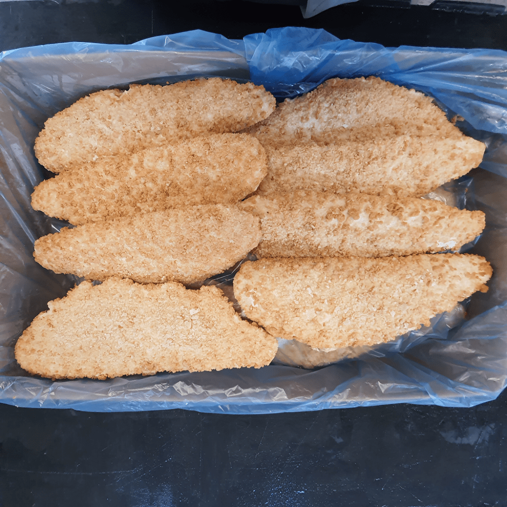 Cod Fillet Breaded FROZEN - The Stickleback Fish Company Ltd