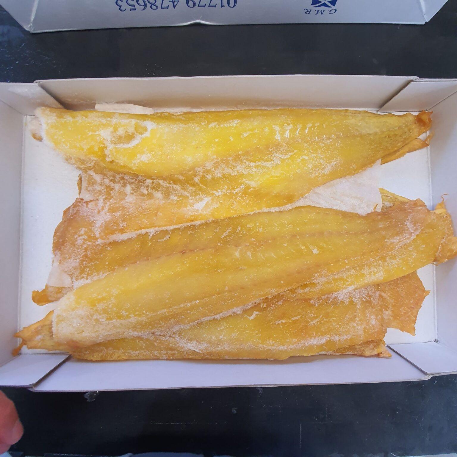 Smoked Cod Fillet Yellow 3kg FROZEN - The Stickleback Fish Company Ltd