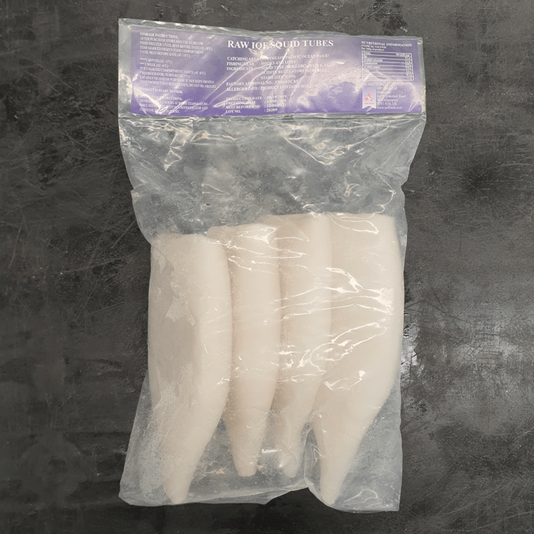 Squid Tubes 1kg FROZEN - The Stickleback Fish Company Ltd